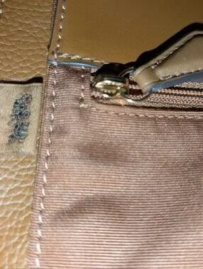 Coach | Bags | Auth Coach Madley Reversible Suedepebbled Leather Lrg ...